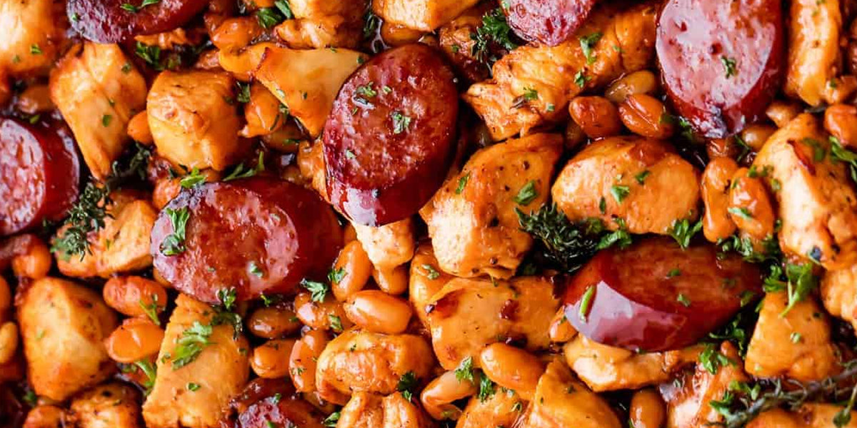 Cajun-style Beans & Sausage — NutriChef Kitchen
