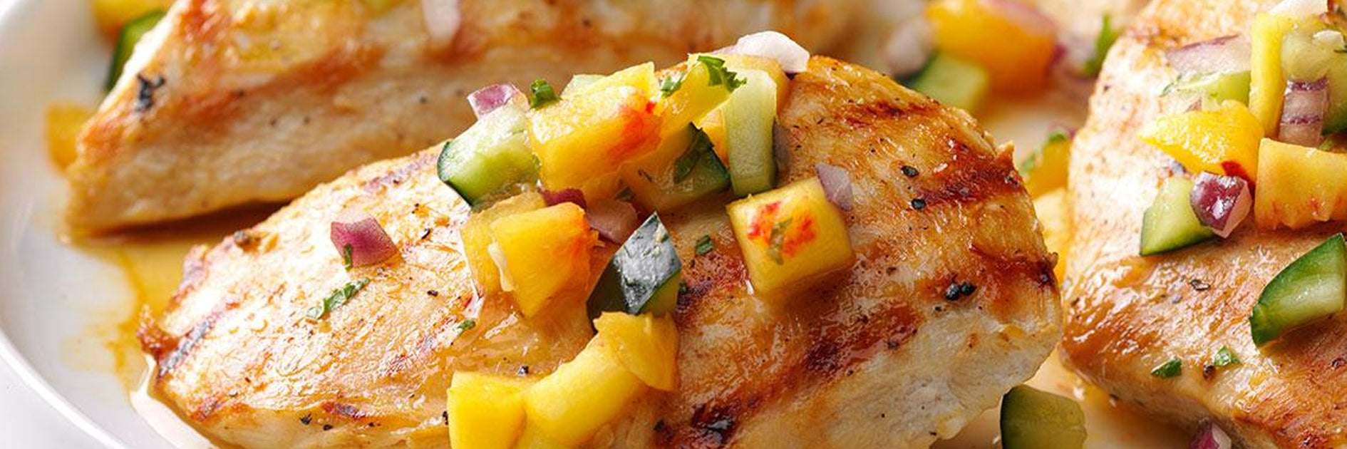 Chicken with Cucumber Melon Relish — NutriChef Kitchen