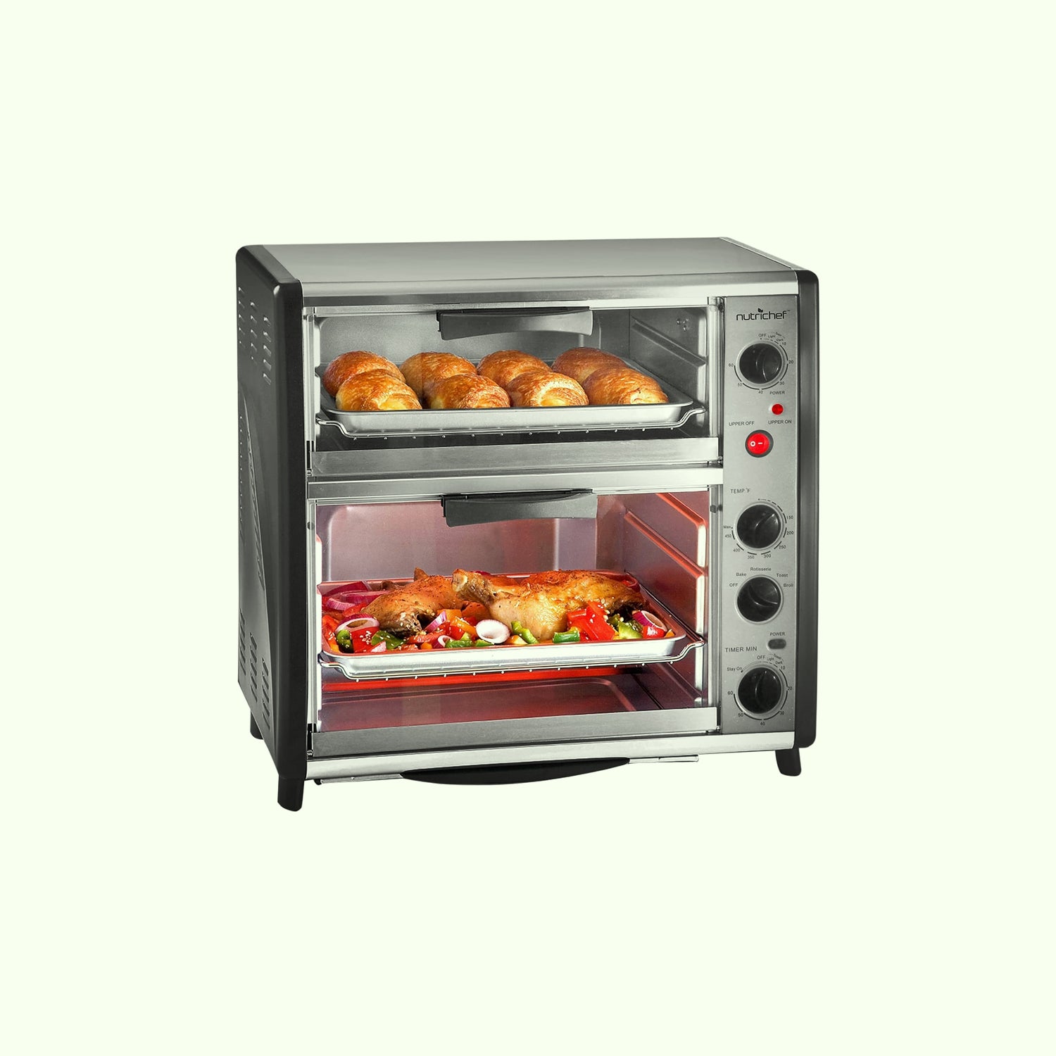 Vertical Rotisserie Oven - Rotating Kebob Cooker — NutriChef Kitchen