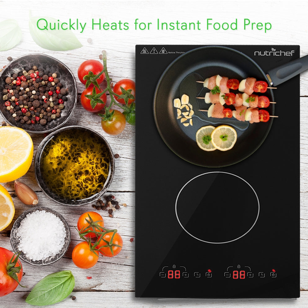 Dual Induction Cooktop - Double Countertop Burner With Digital Display ...