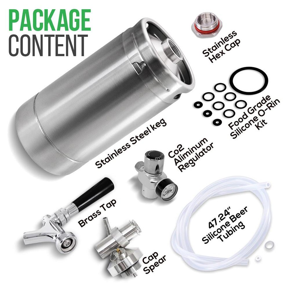 Homebrew Mini Keg System, 128 Oz. — NutriChef Kitchen