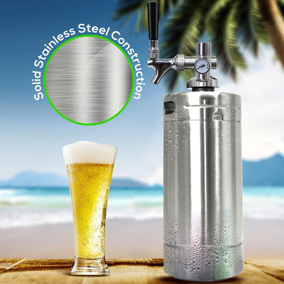 Beer Mini Keg System 128oz — NutriChef Kitchen