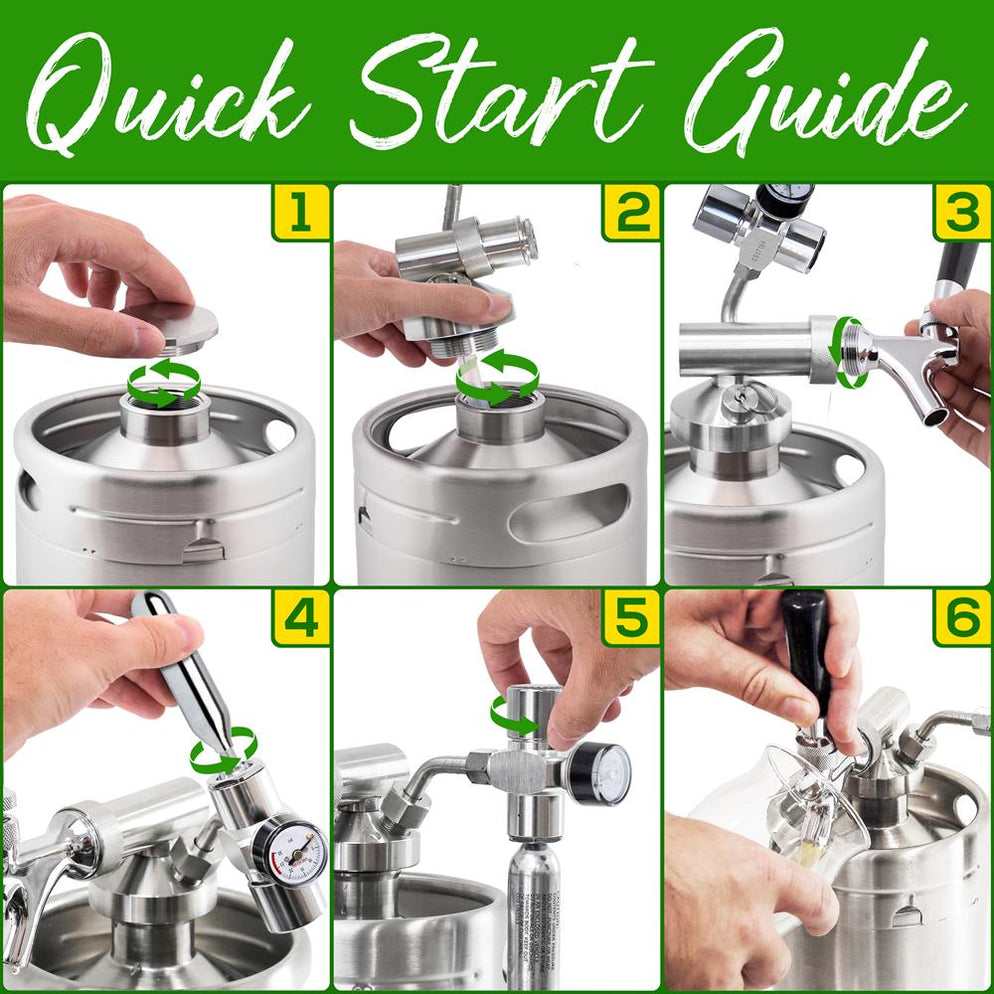 Beer Mini Keg System 128oz — NutriChef Kitchen