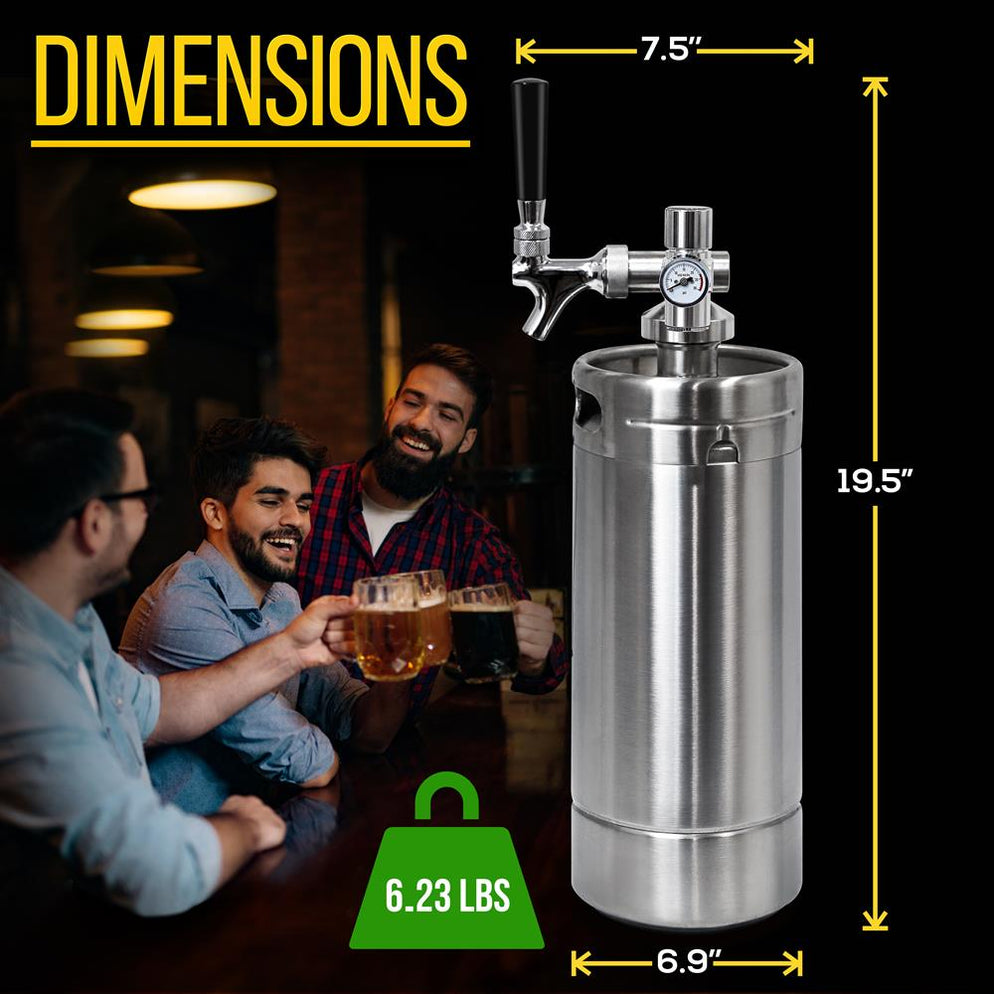 Beer Mini Keg System 128oz — NutriChef Kitchen