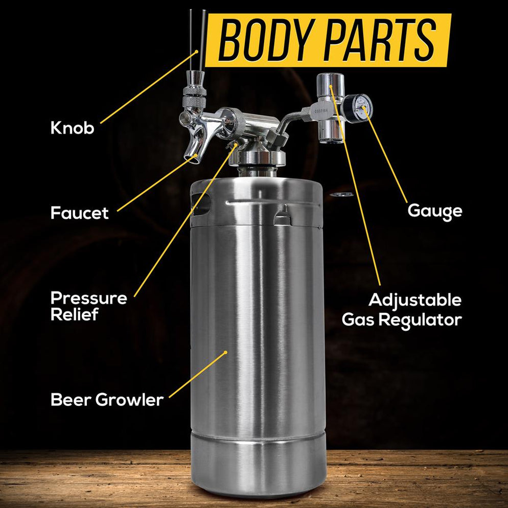Beer Mini Keg System 128oz — NutriChef Kitchen